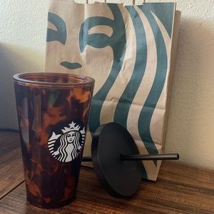 Starbucks | Kitchen | New Starbucks Tortoise Shell 6oz Cold Cup Tumbler ...